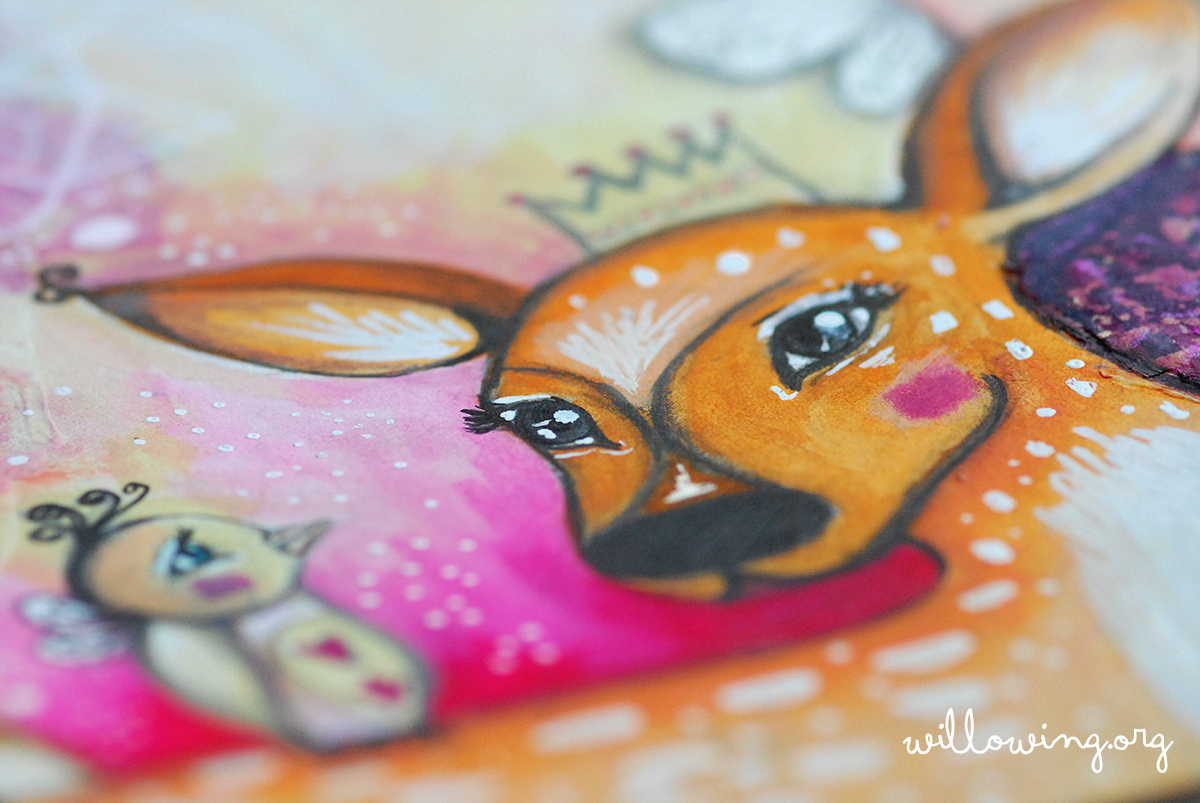 Fawn Girl - Original Painting - Willowing Arts