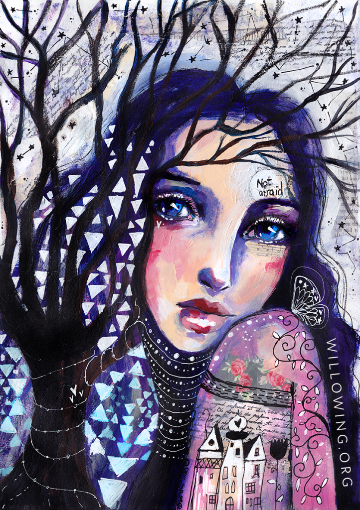 Not Afraid - Original Painting - Willowing Arts