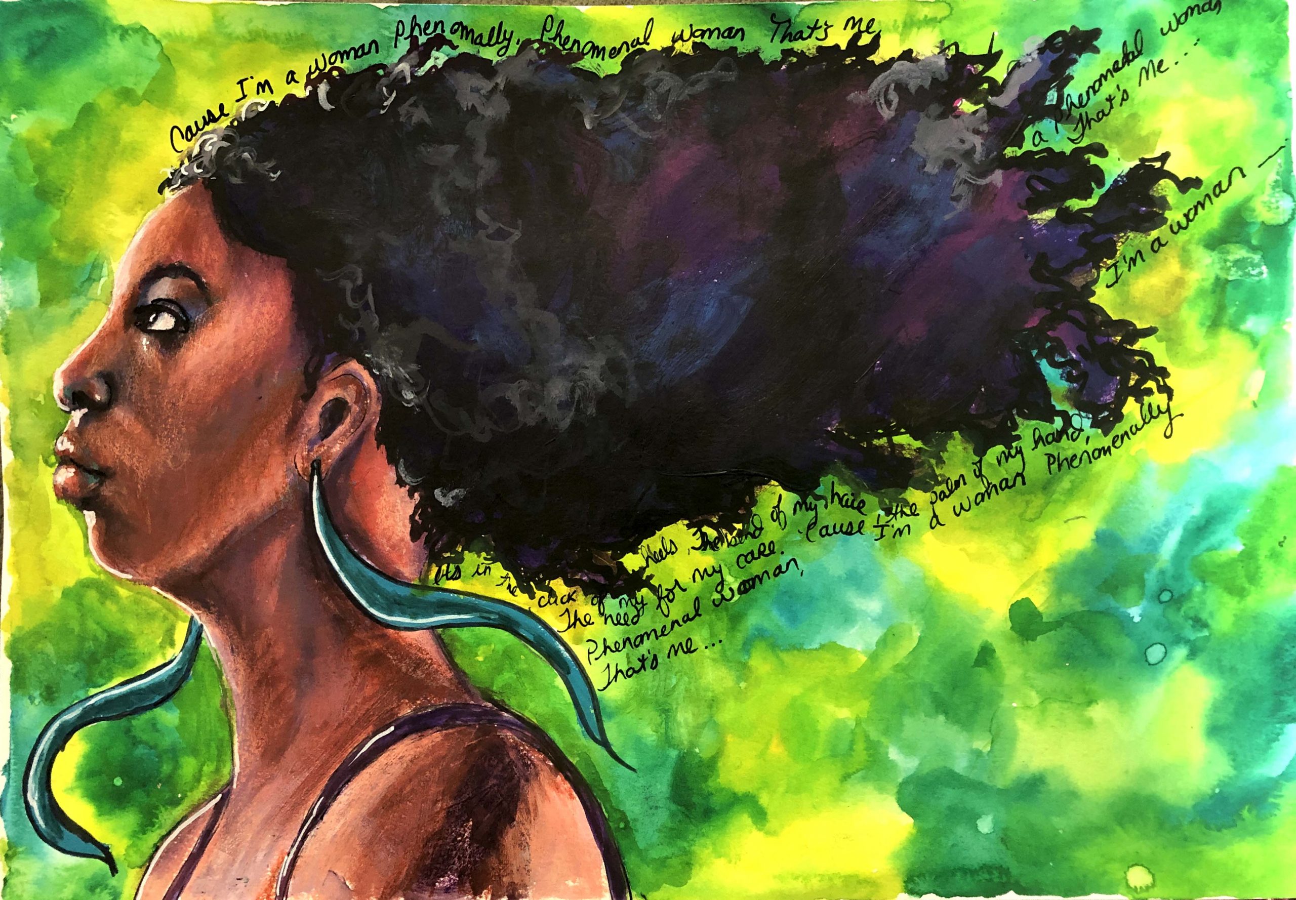 Maya Angelou and Nina Simone with Christa Forrest - Willowing Arts