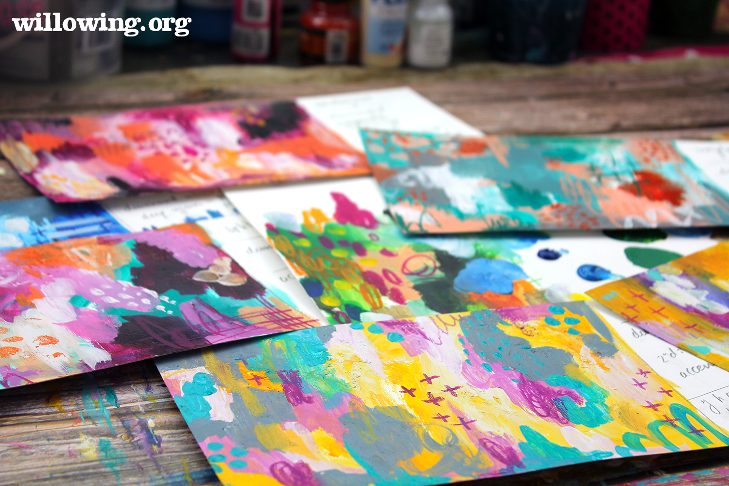 Colour Studies of the Colour Harmonies with Tamara Laporte - Willowing Arts