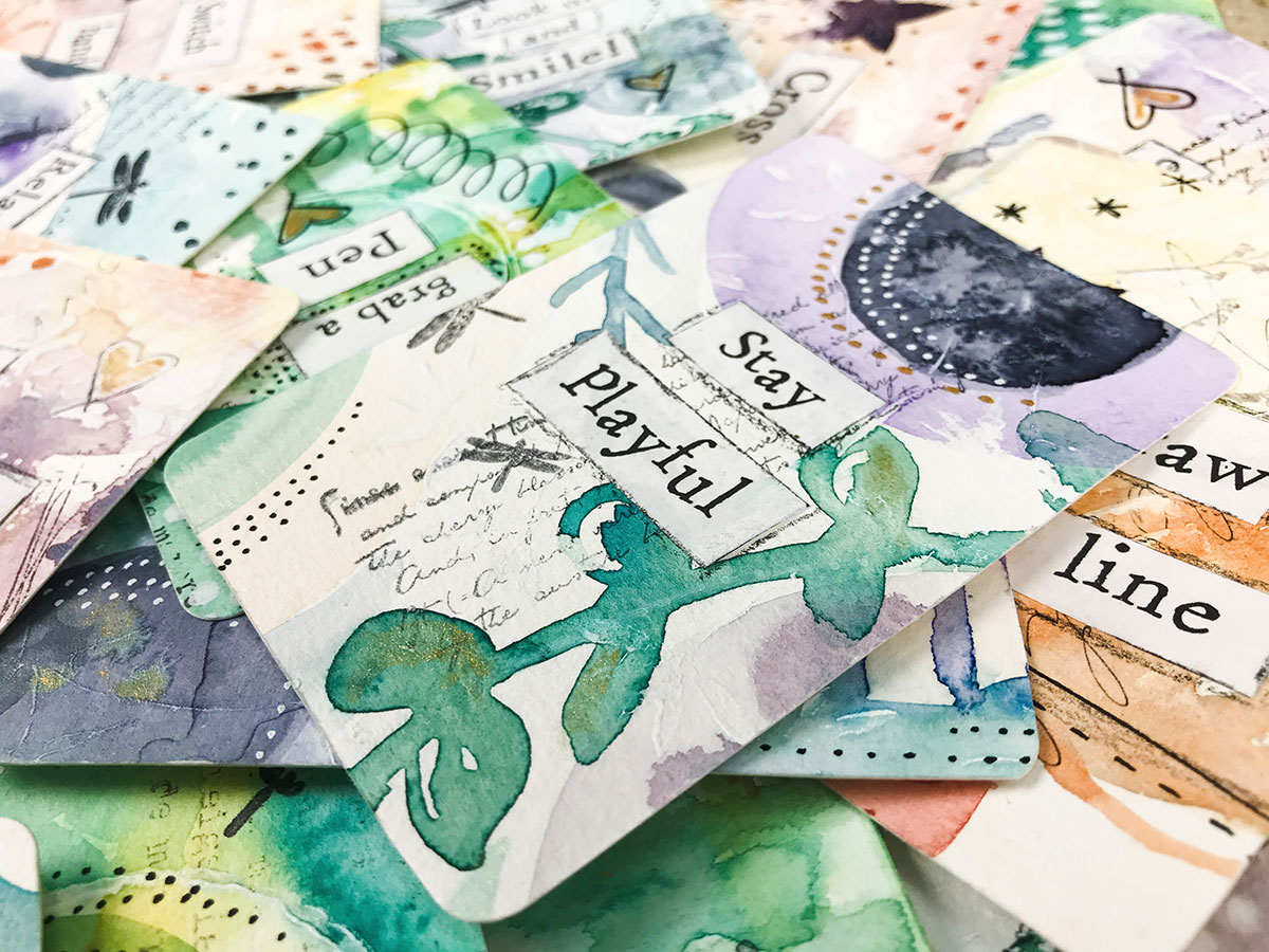 Week 12 - Art Flow Cards with Laly Mille - Willowing Arts