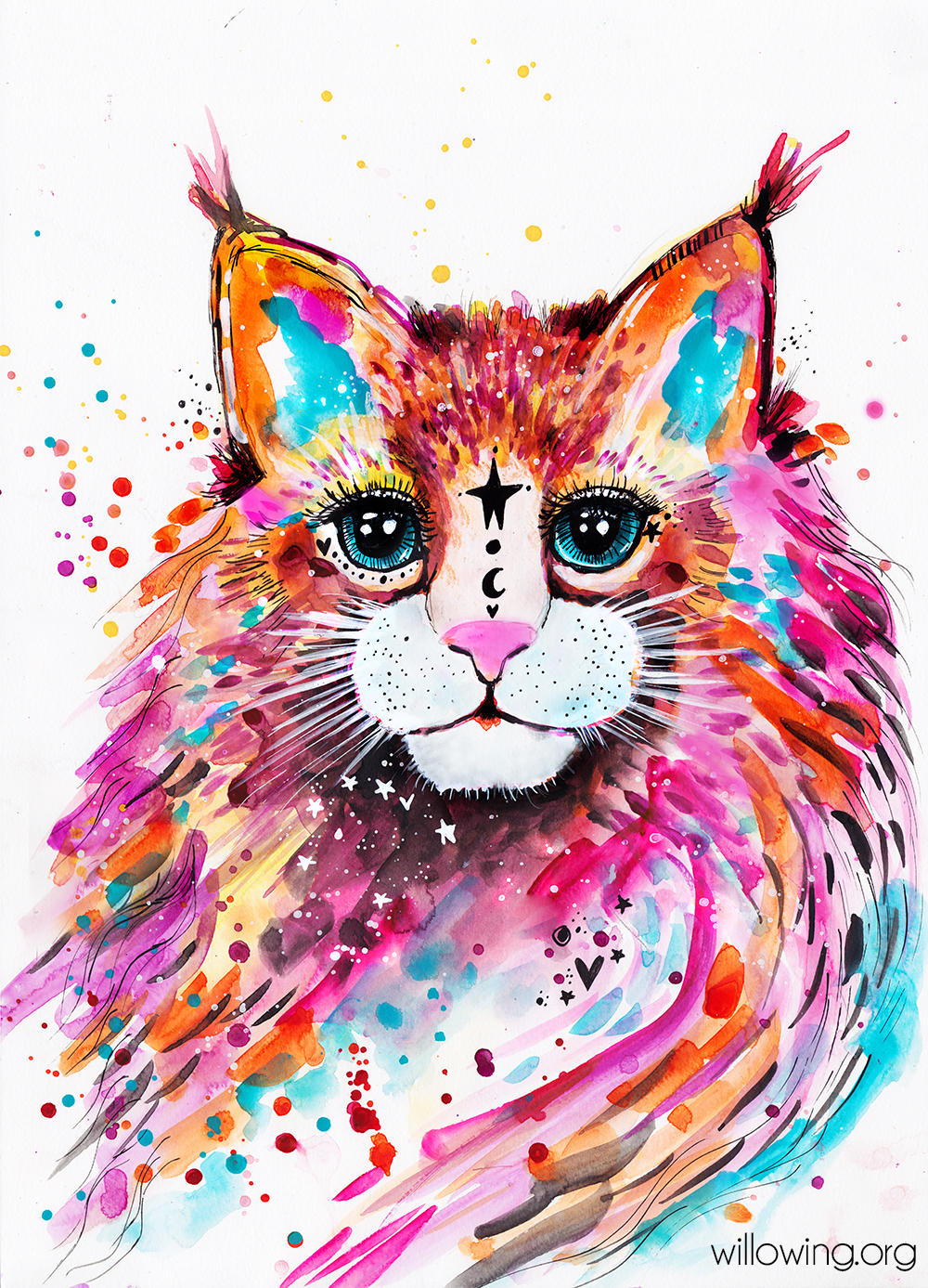 The Rainbow Cat with Tamara Laporte - Willowing Arts