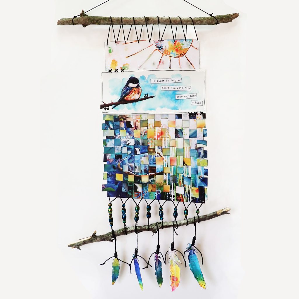 Weaving and Watercolour with Heather McMahon - Willowing Arts