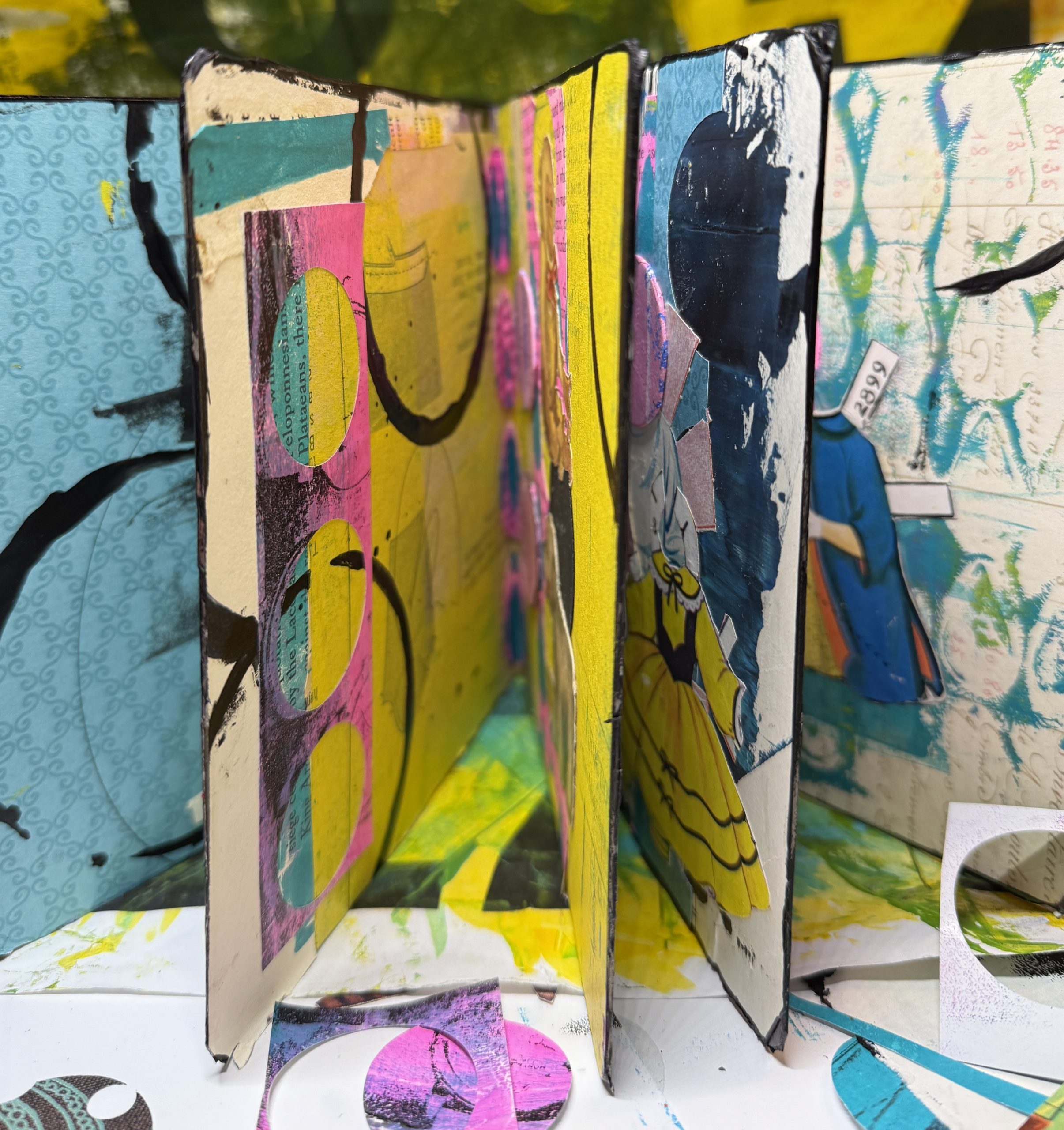 Create a Mini Board Book using Gelli Papers with Kim Hamburg ...